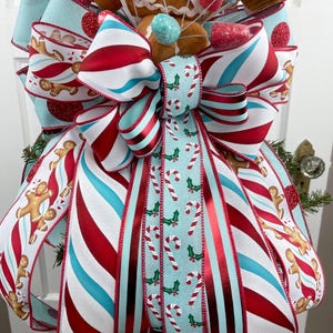 Gingerbread Man Christmas Tree Topper, Whimsical Tree Topper, Hamemade ...