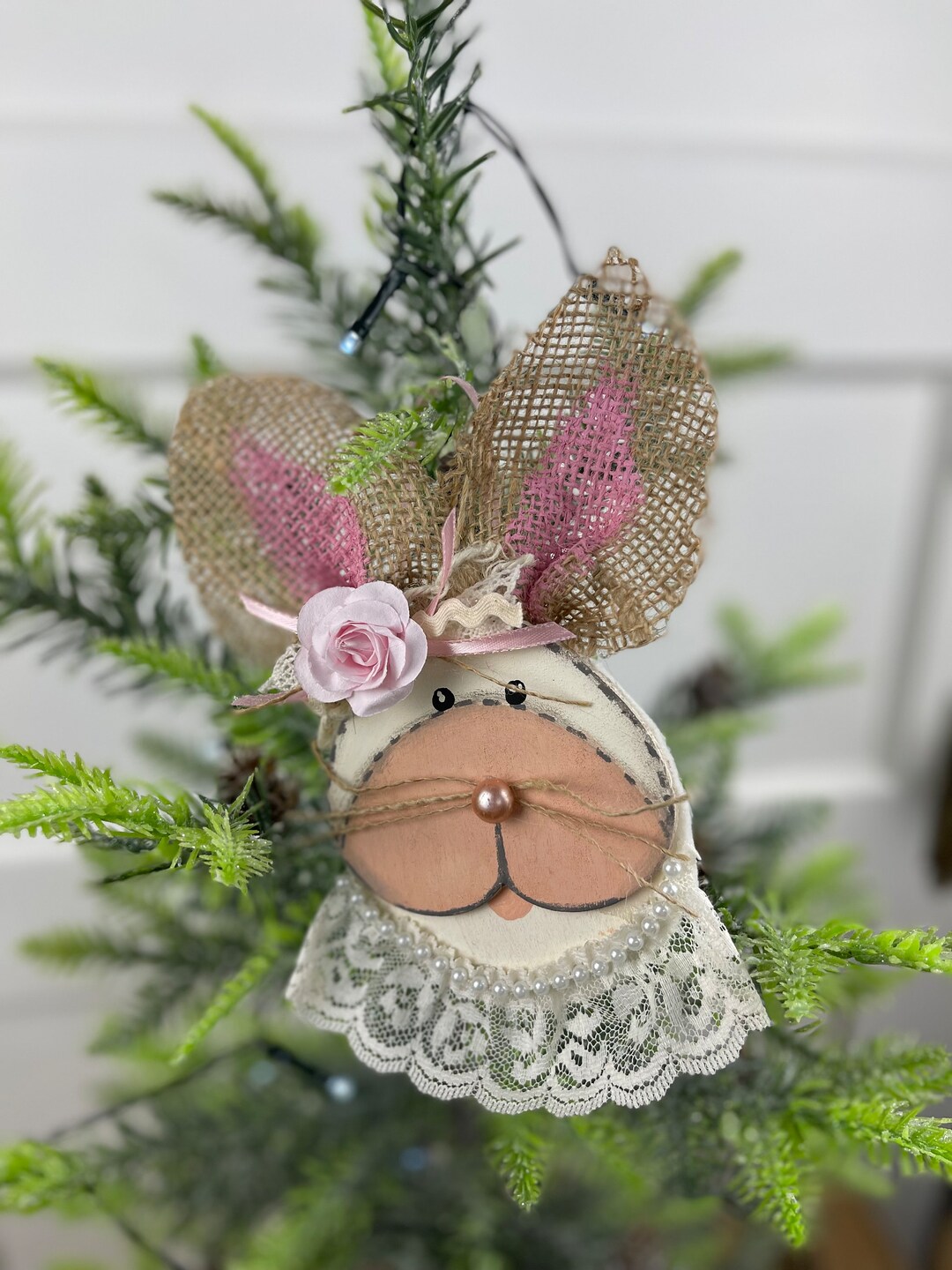 Easter Bunny Rabbit Tree Ornament, Bunny Ornament, Easter Ornament, Easter Tree Decorations ...