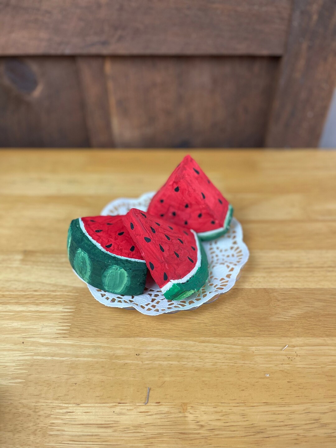 Fake Watermelon, Fake Food, Watermelon Decor, Watermelon Centerpiece ...