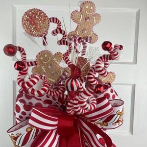 Gingerbread Man Christmas Tree Topper, Whimsical Tree Topper, Tree ...