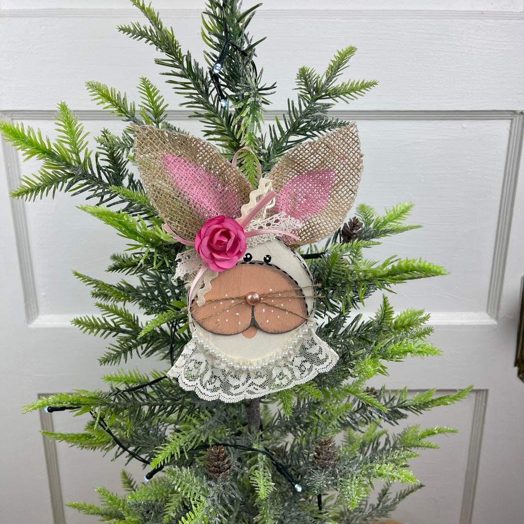 Easter Bunny Rabbit Tree Ornament, Bunny Ornament, Easter Ornament ...