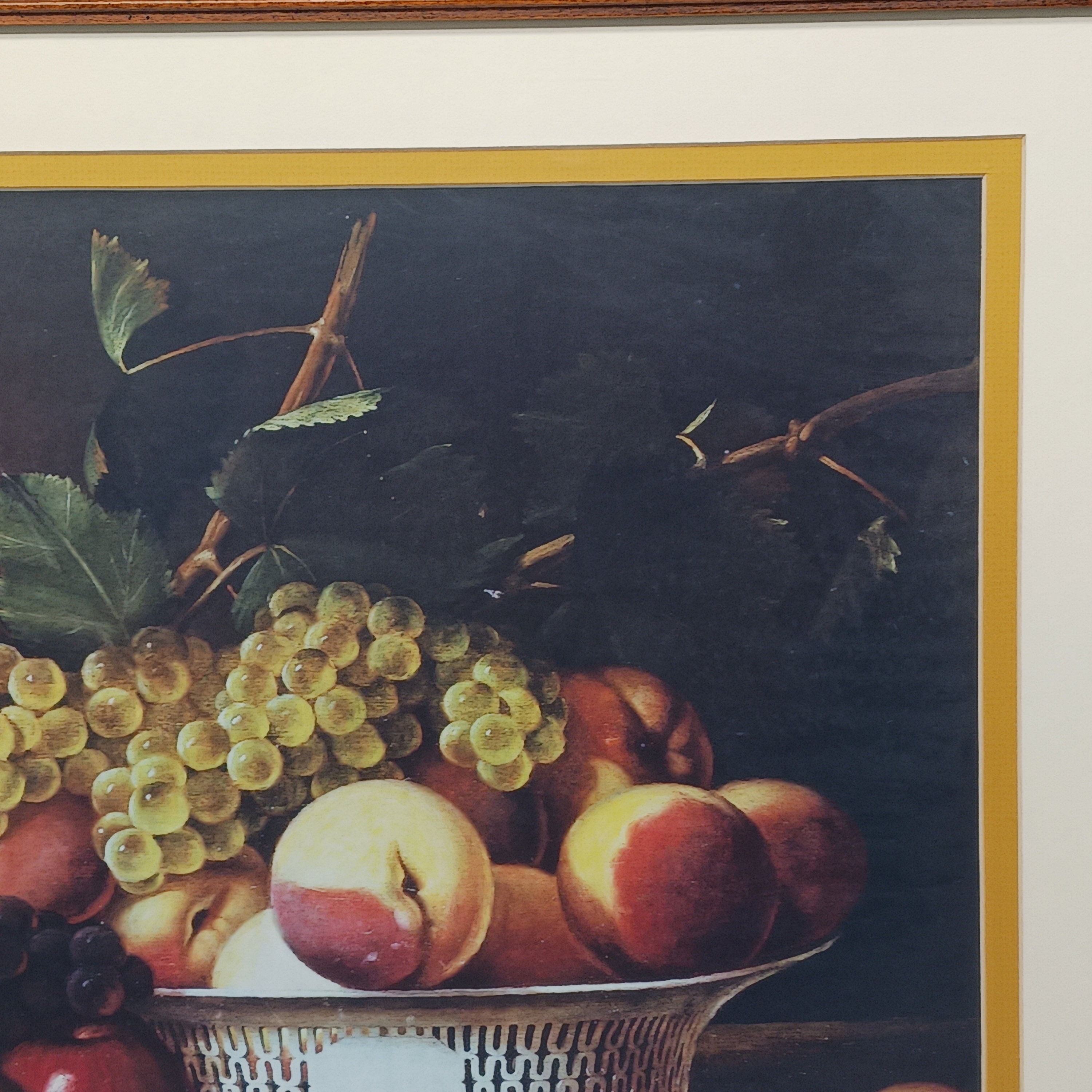 Walnut Framed Still Life Art Canvas Painting - Etsy