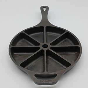 Vintage Lodge Divided Cornbread Cast Iron Skillet - Etsy