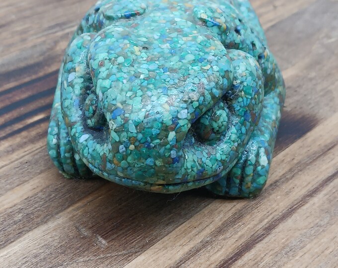 Vintage Aztec Mayan Mesoamerican God of Joy Crushed Turquoise Frog - Etsy