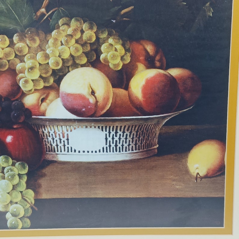 Walnut Framed Still Life Art Canvas Painting - Etsy