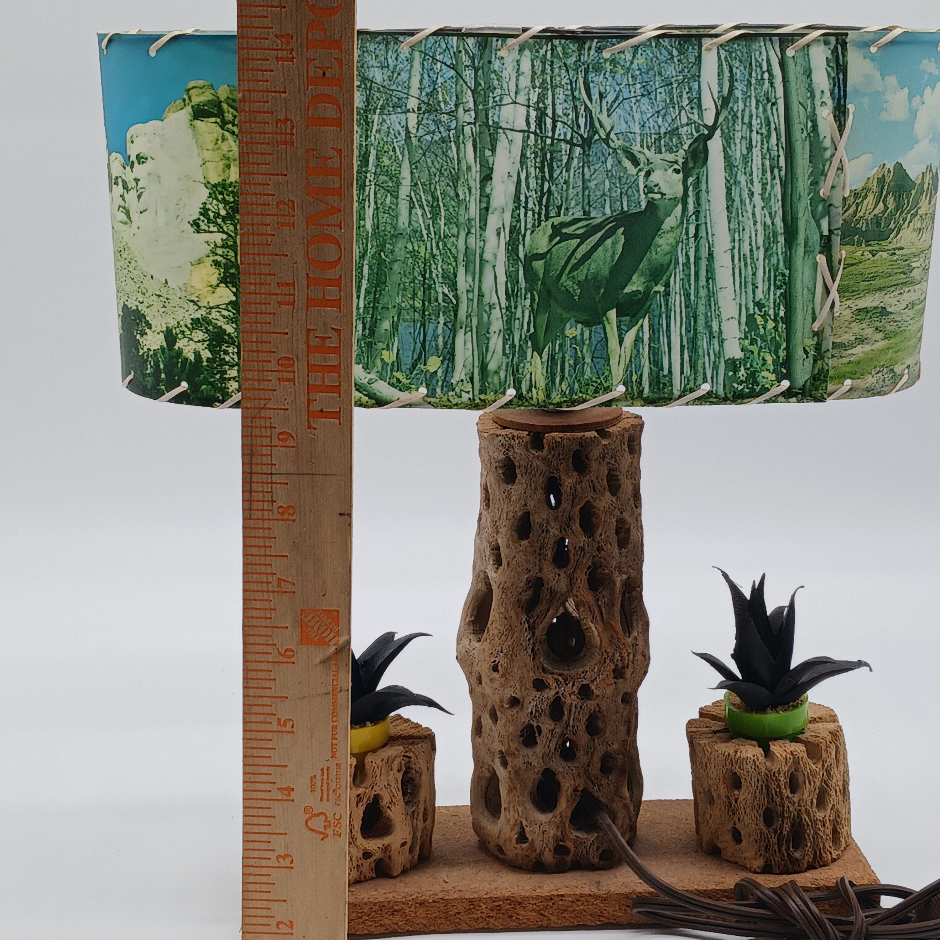 Vintage Cholla Lamp With Shade - Etsy