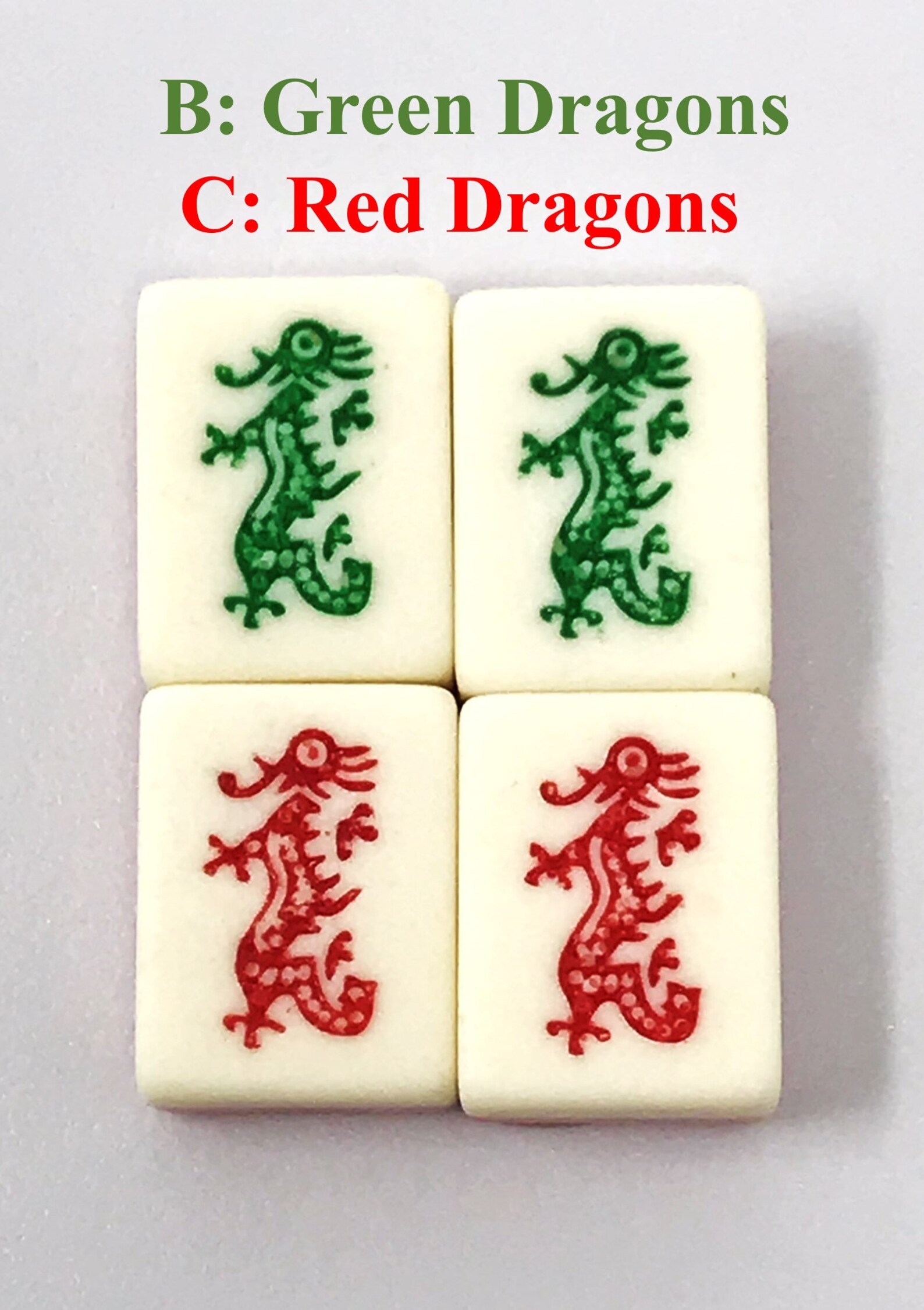 American Mahjong, Mahjong Jokers, Dragons, Chocolate Mahjong Joker ...