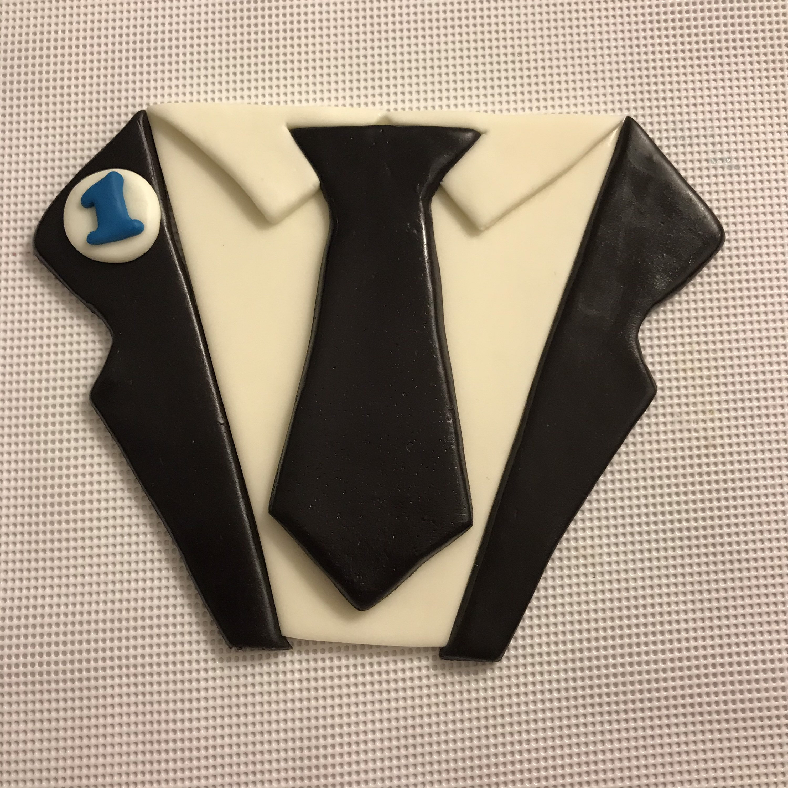 Edible Fondant suit cake toppers fondant tie fondant shirt | Etsy