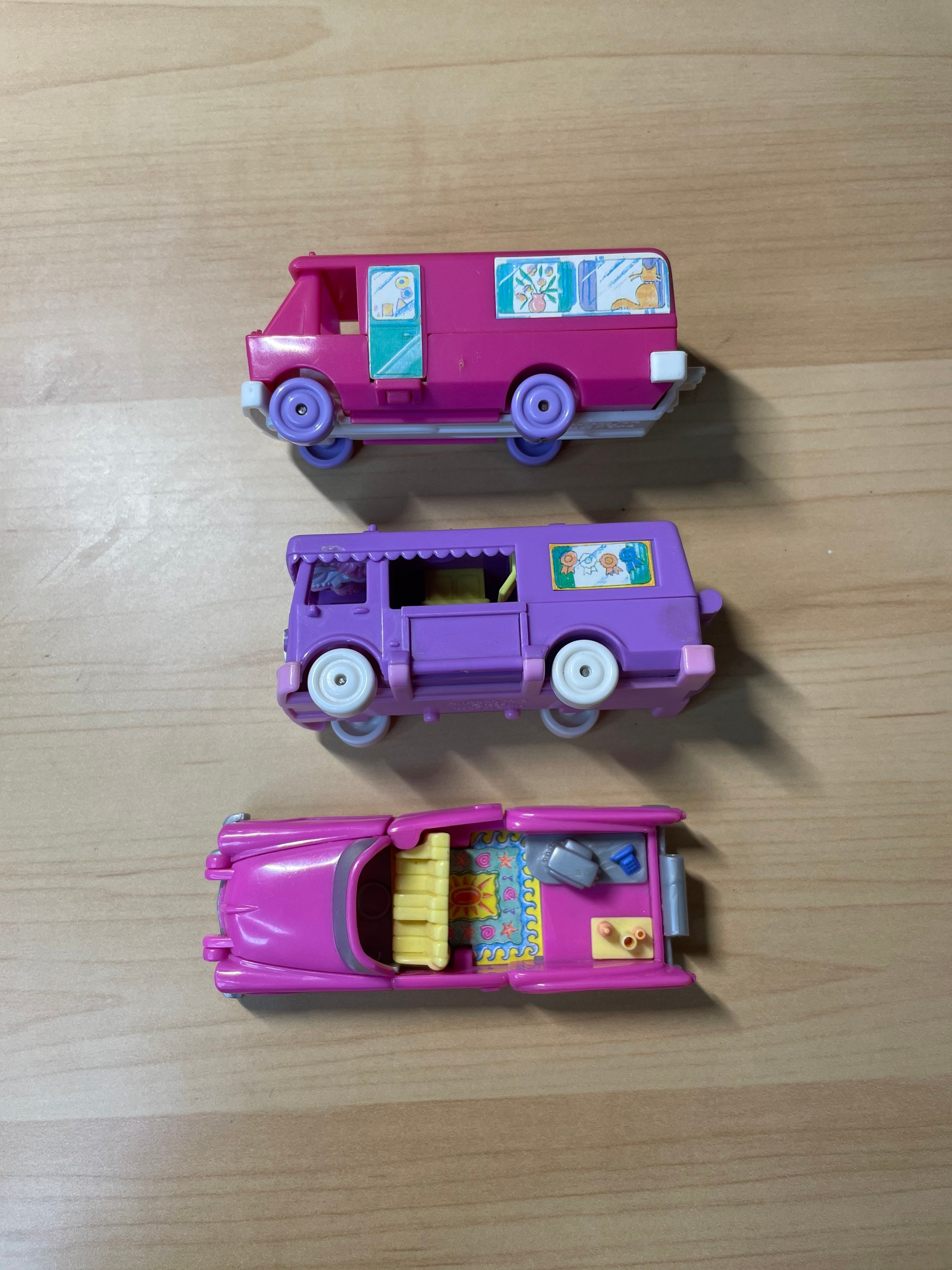 Vintage 1991 Bluebird Polly Pocket Dreamworld Pink/Blue Car | atelier ...