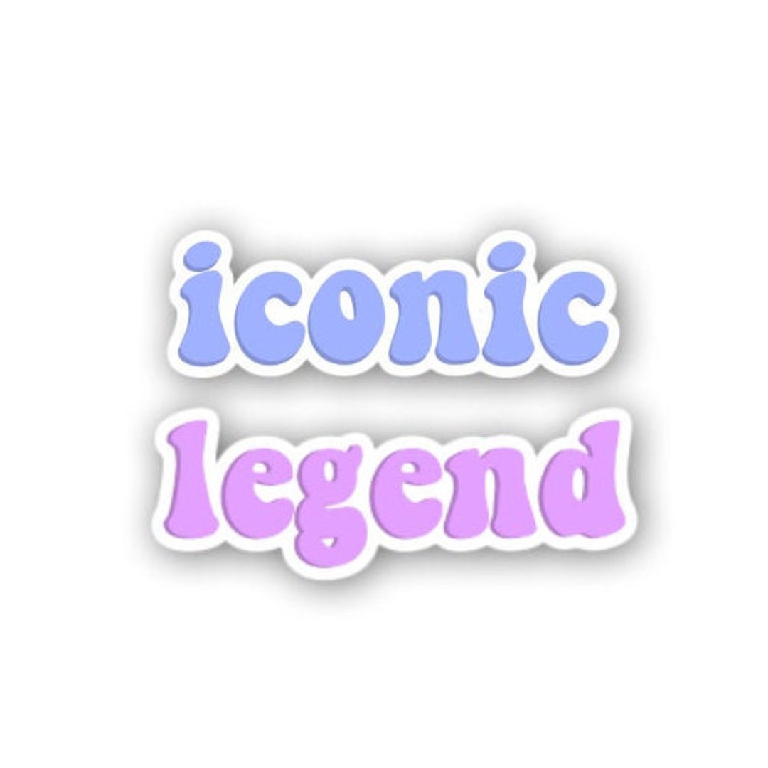 Iconic & Legend Sticker Pack - Etsy