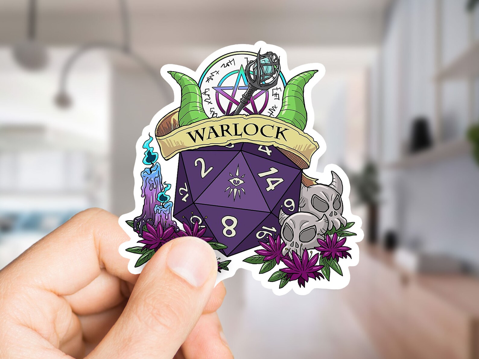 Dnd Sticker dnd skin warlock dnd decal gungeons and dragons - Etsy.de