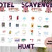 Hotel Scavenger Hunt Printable Game for Kids | Travel Treasure Hunt ...