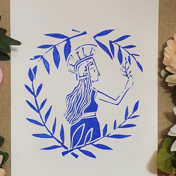 Athena Art Print - Etsy