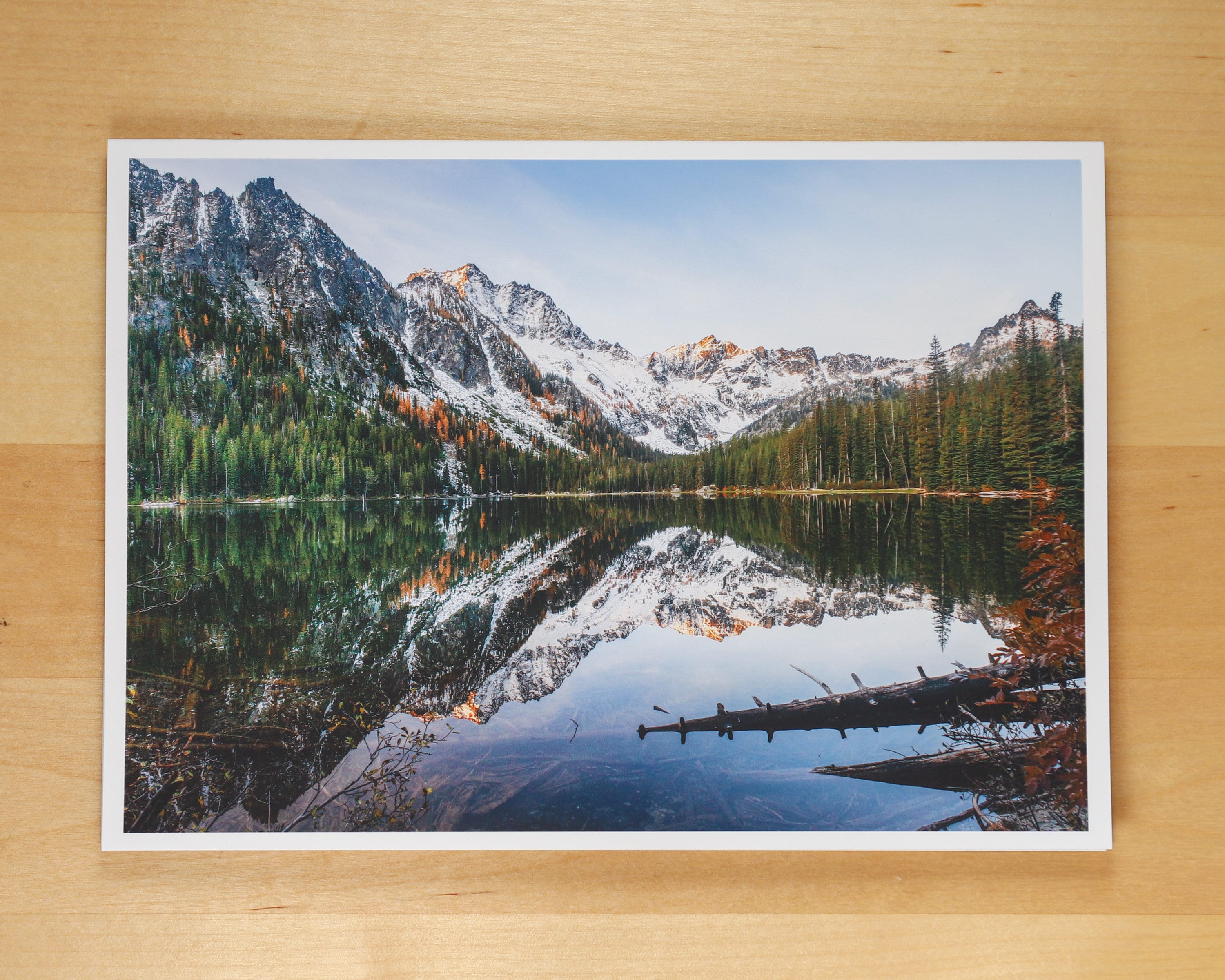 Lake Stuart Sunrise Reflection & Mountains in the Enchantments ...