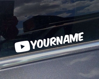Custom Instagram Name Vinyl Decal Personalized IG Username Sticker ...