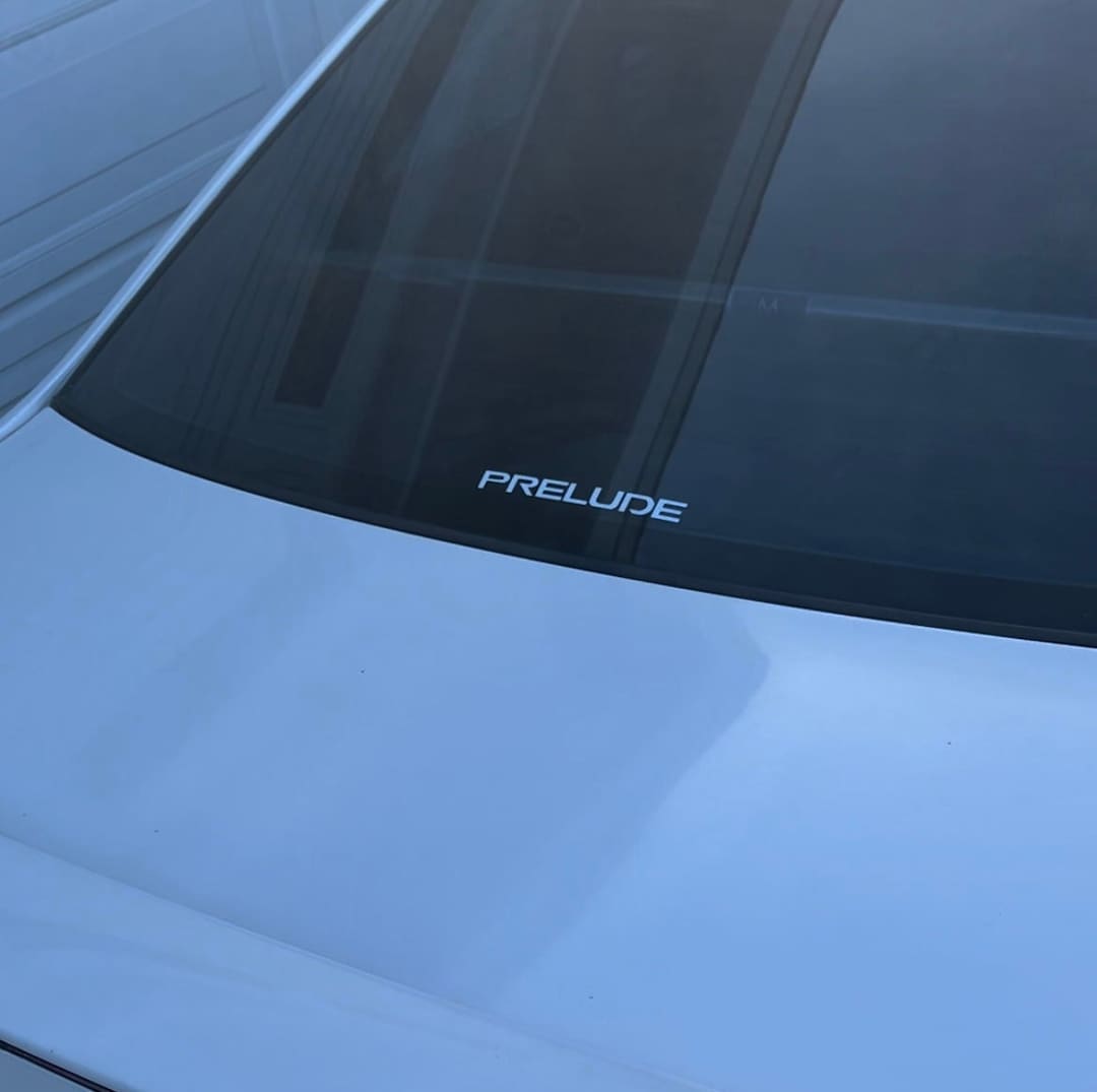 Honda Prelude Logo Vinyl Decal Car Window Bumper Sticker - Etsy