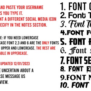 Custom Instagram Name Vinyl Decal - Personalized IG Username Sticker ...