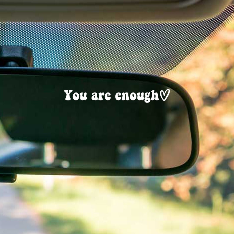 Car Mirror Decal You Look Good Car Mirror Sticker Rear View - Etsy