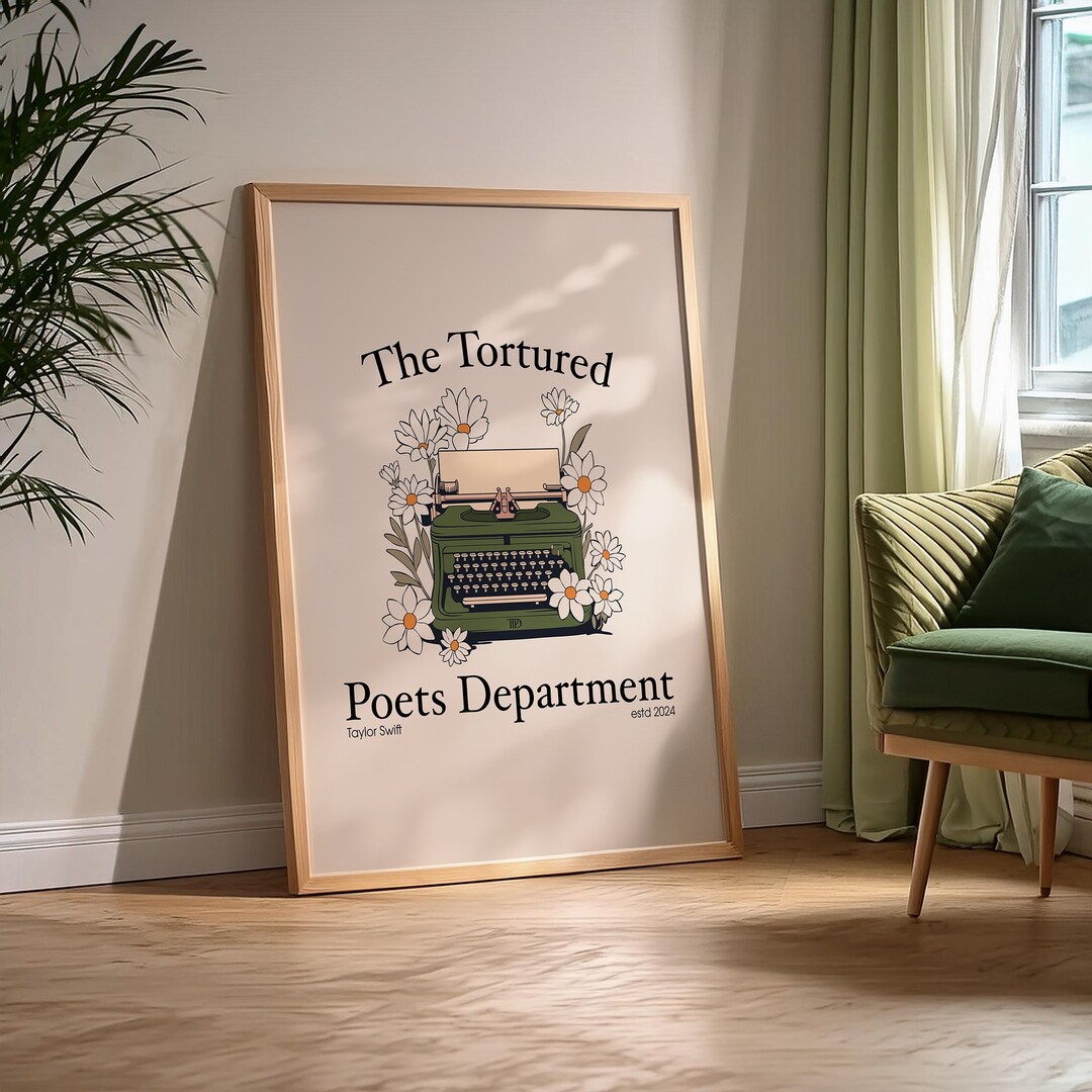 The Tortured Poets Department Album Taylor Swift Digital Poster Digital ...