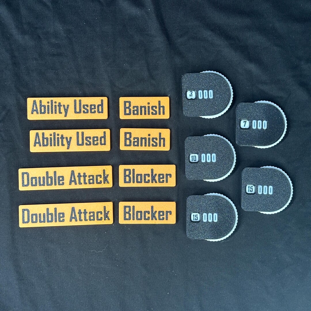 One Piece TCG Tokens & Power Dials | Effects - Ability Used - Etsy