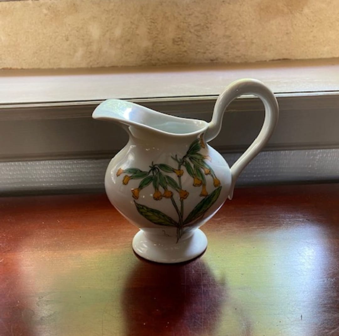 Classic French Vintage Hand-painted Porcelain Pitcher – Charming ...