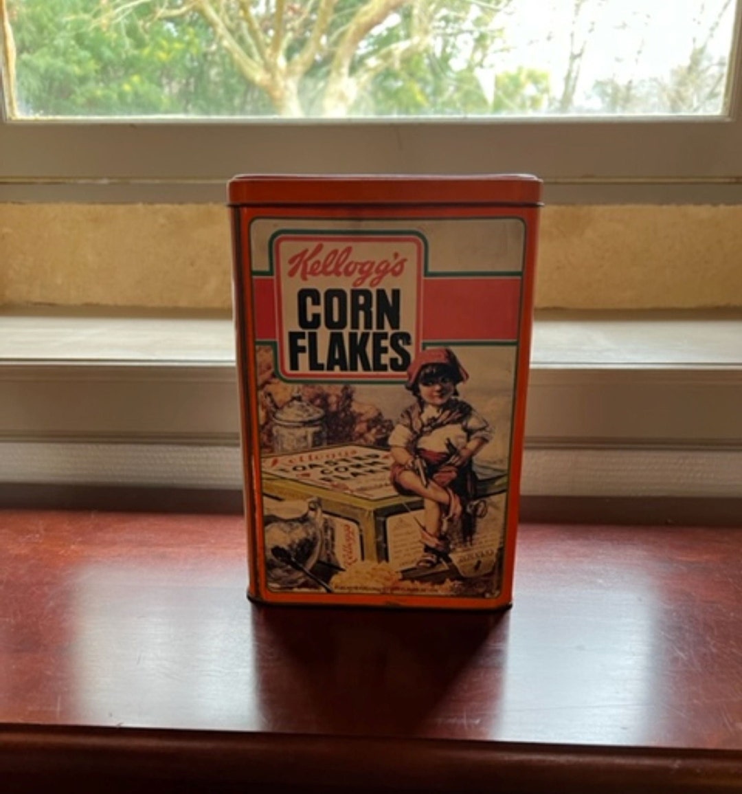French Vintage Corn Flake Tin - Etsy