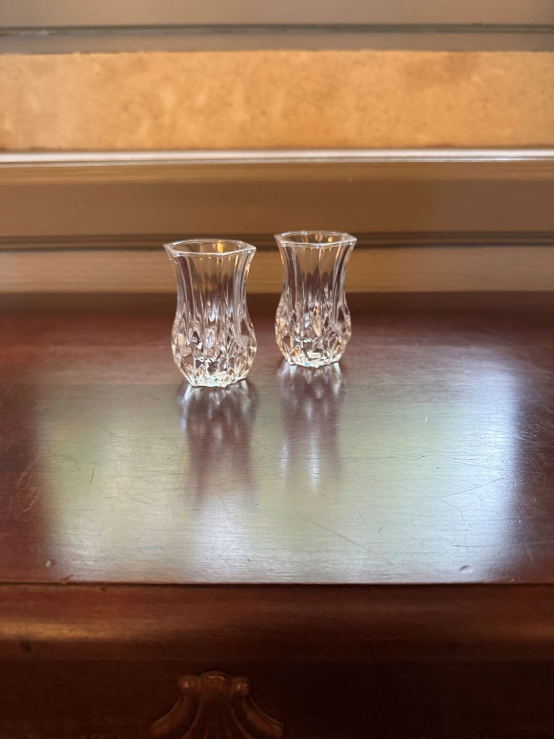 Set of 2 French Longchamp Crystal Brandy/eau De Vie Glasses – Elegant ...