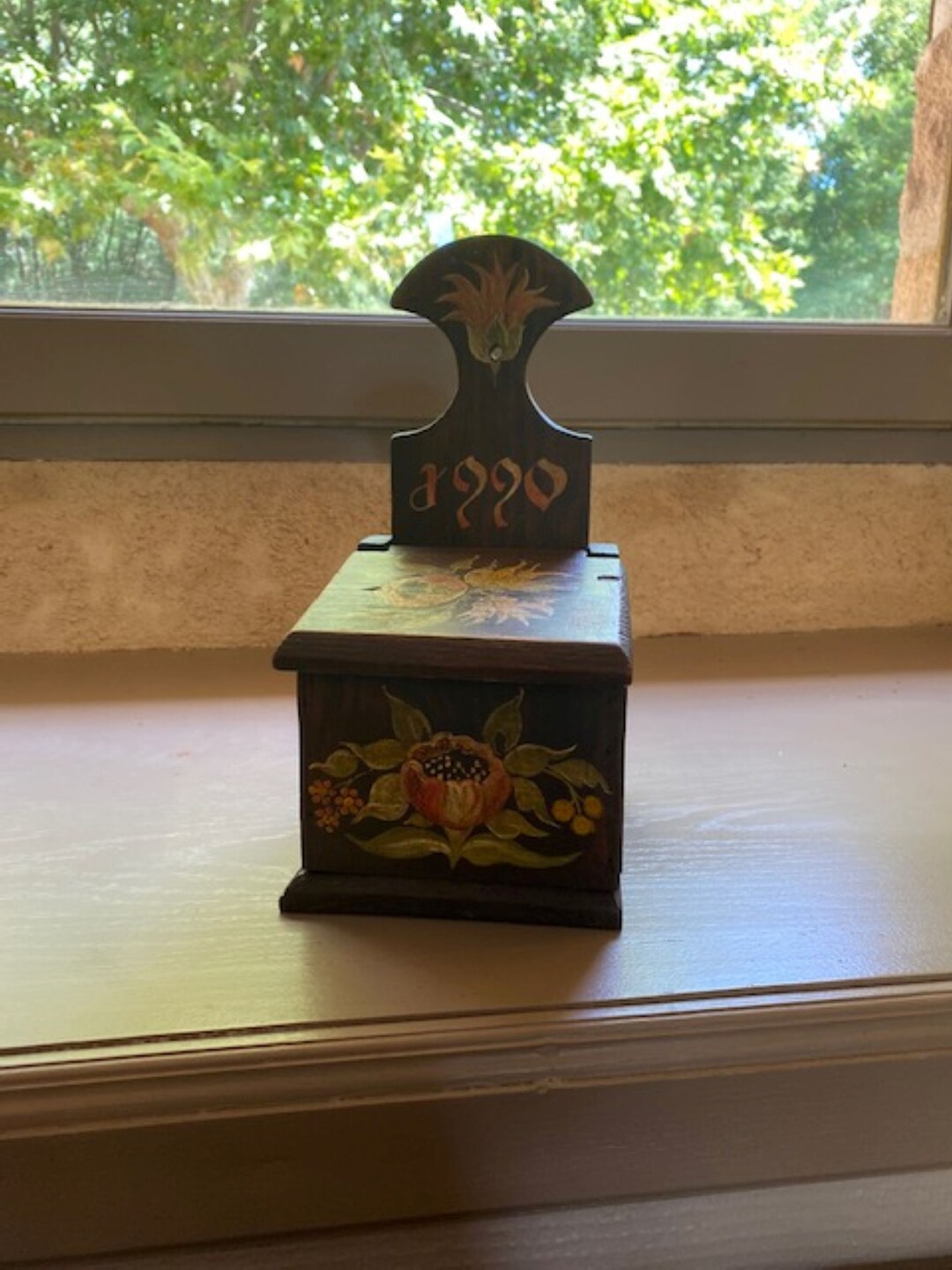 French Vintage Wood Salt Box - Etsy