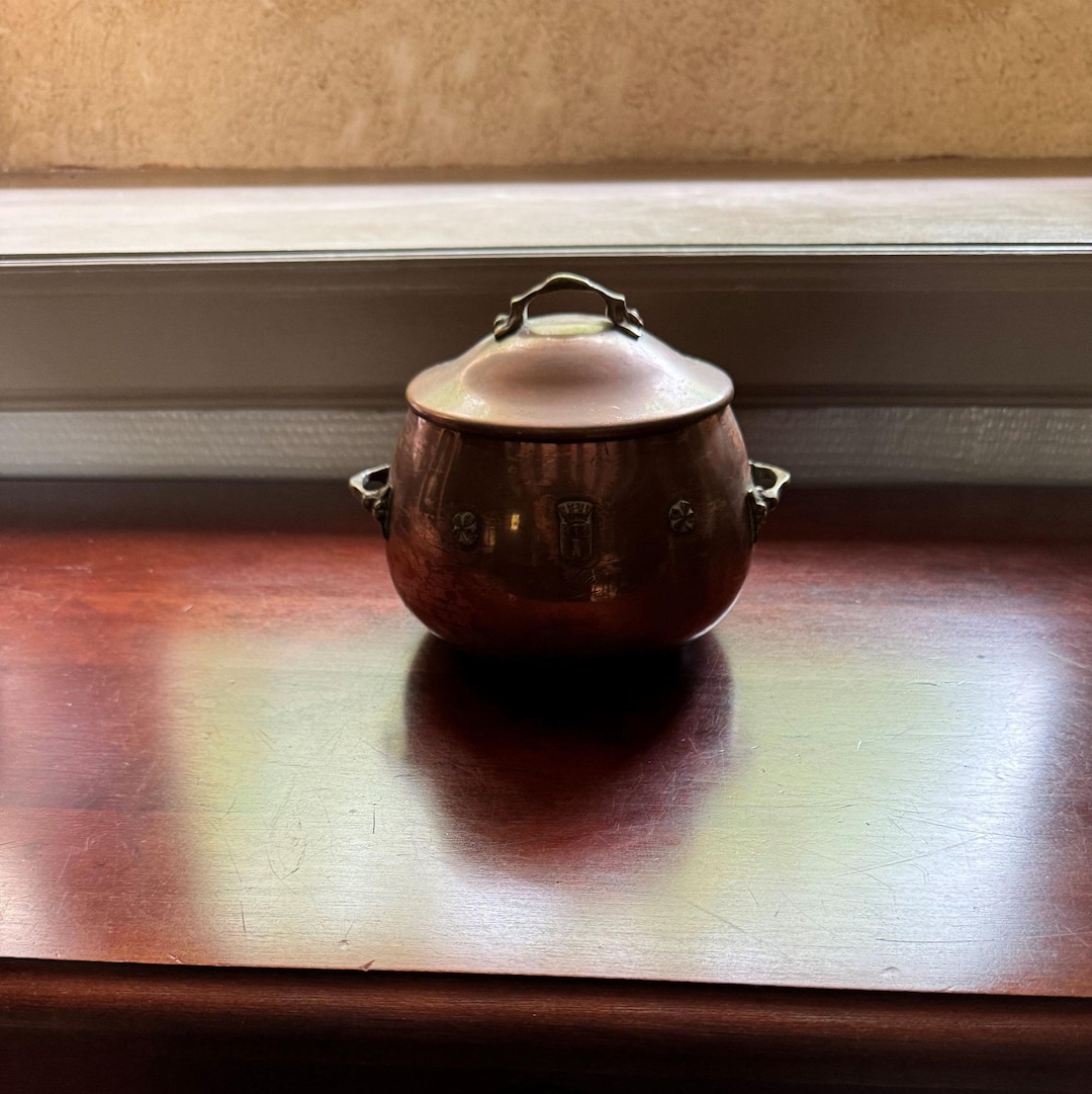 French Vintage Copper Sauce Pot - Etsy