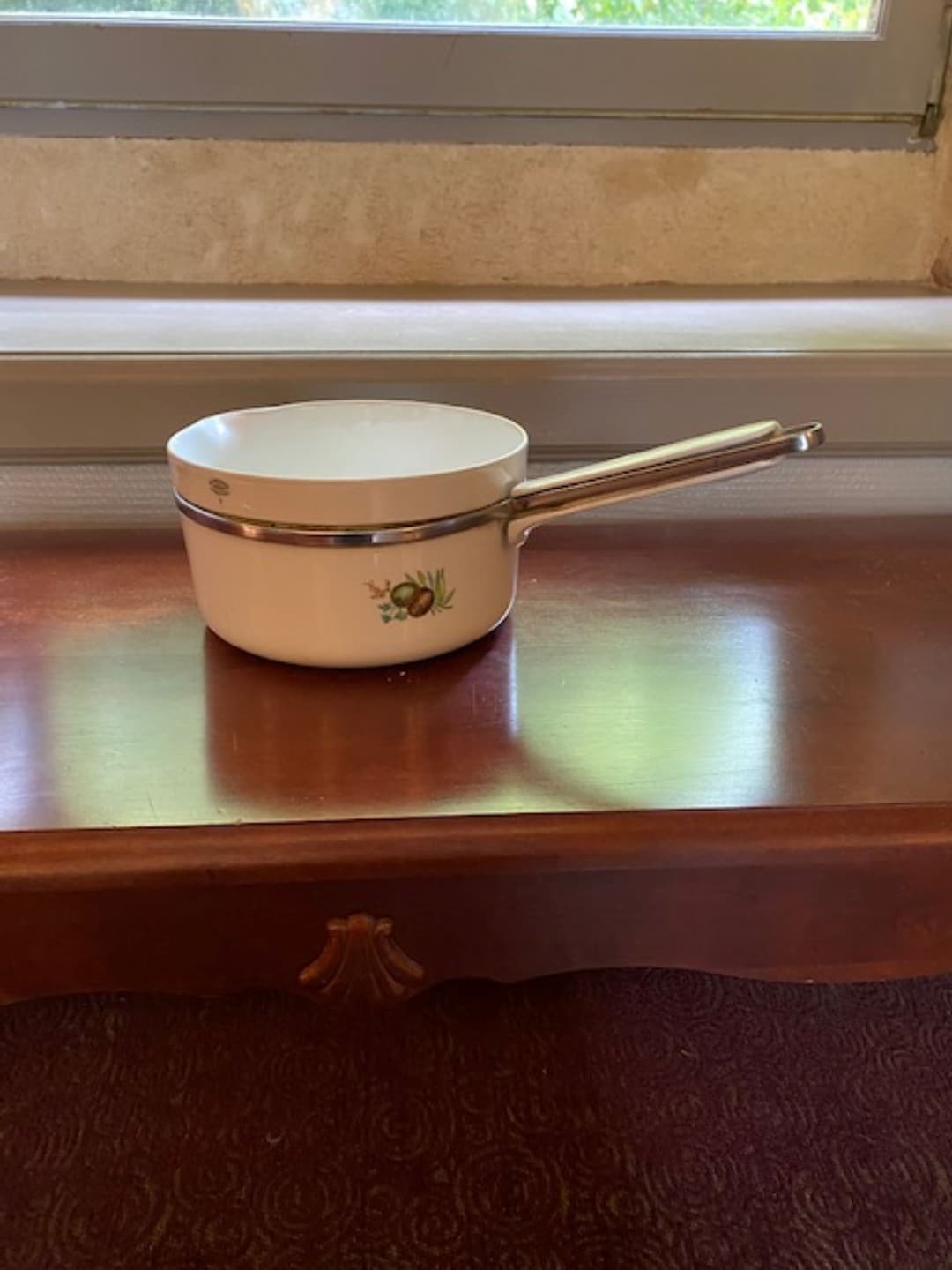 Vintage Frugier Aluminite Saucepan – French Country Oak Leaf Decor - Etsy