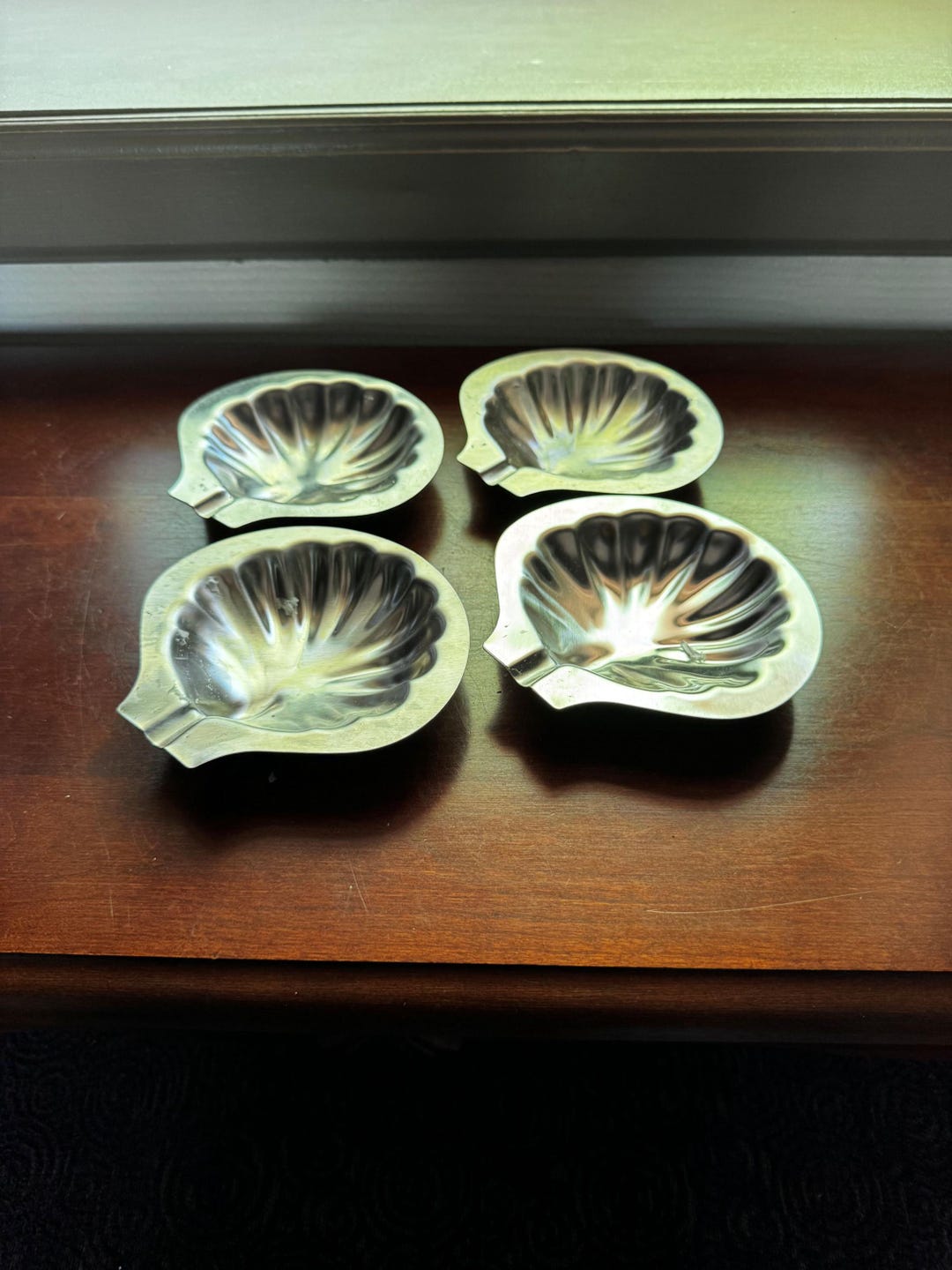 Set of 4 French Vintage Shell Molds – Tin Baking Molds for Madeleines ...