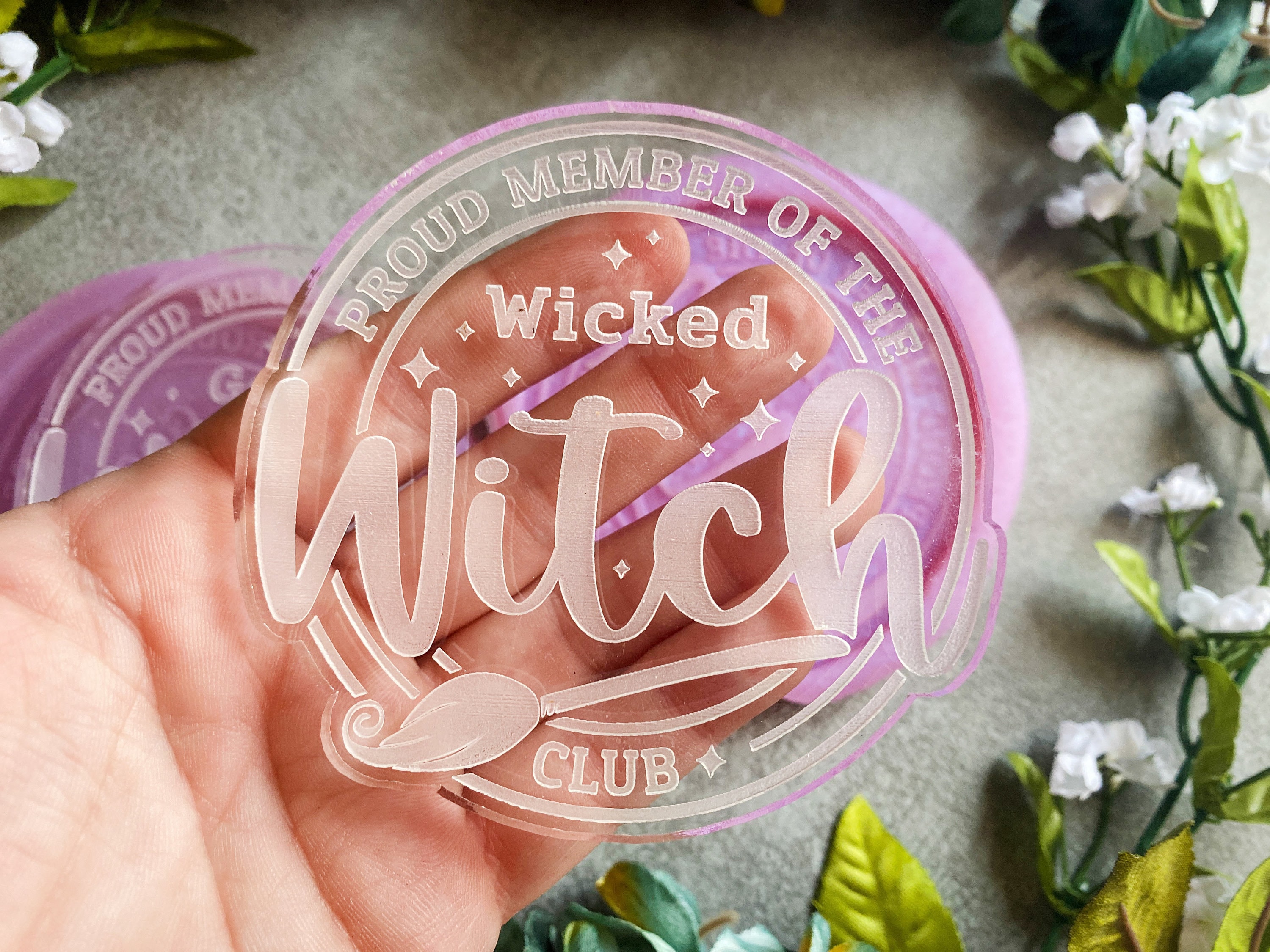 Witch Mold Good Witch Bad Witch Coaster Mold Small Coaster - Etsy