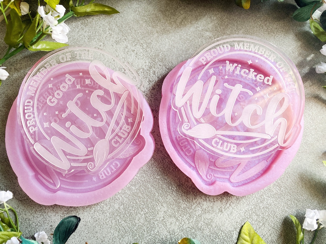Witch Mold, Good Witch, Bad Witch, Coaster Mold, Small Coaster Mold ...
