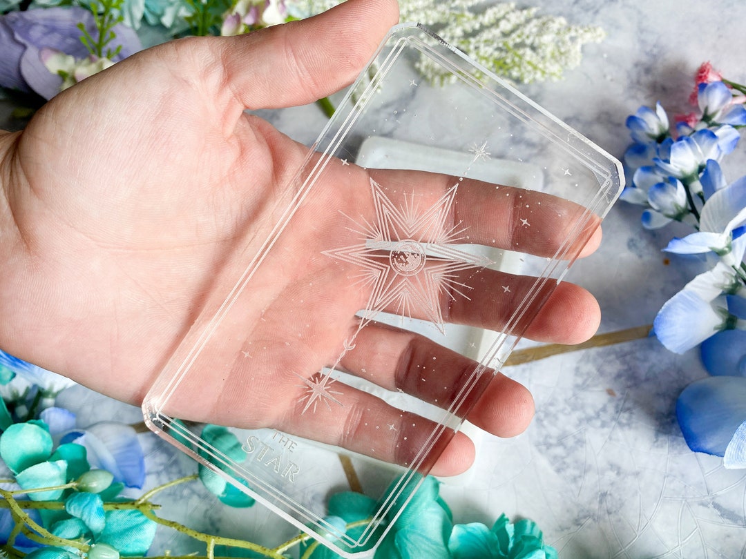 Star Tarot Card Mold, Resin Tarot Card, Card Mold, Witchy Mold, Voodoo ...