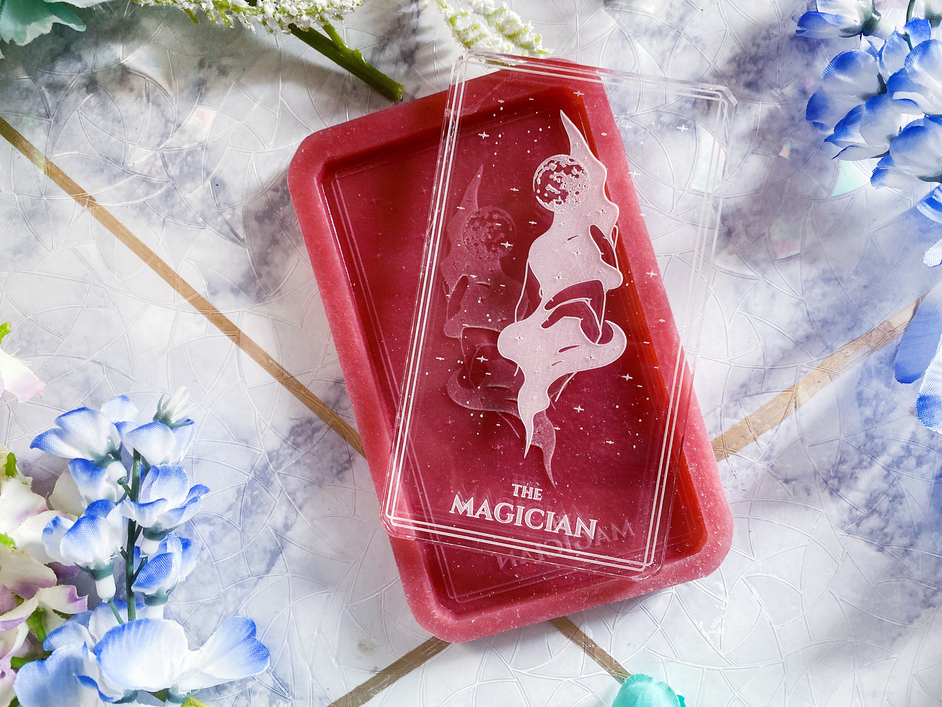 Craft Supplies & Tools Resin Lovers Mold Voodoo Mold Witchy Mold Card ...