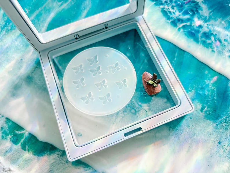 Clear Faceted Butterfly Nail Charm Mold Tiny Insect Silicone Mold for ...