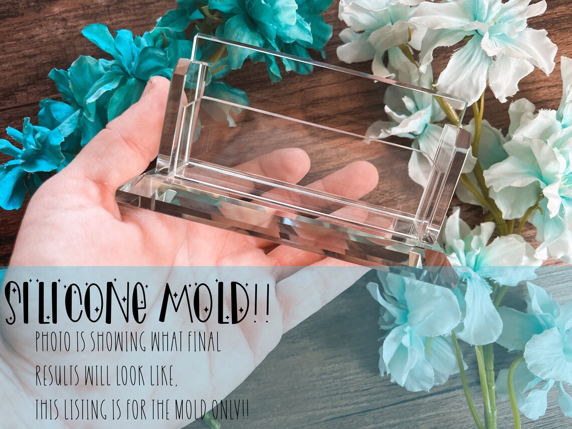 MOLD Business Card Holder Mold Resin Mold Epoxy Mould - Etsy