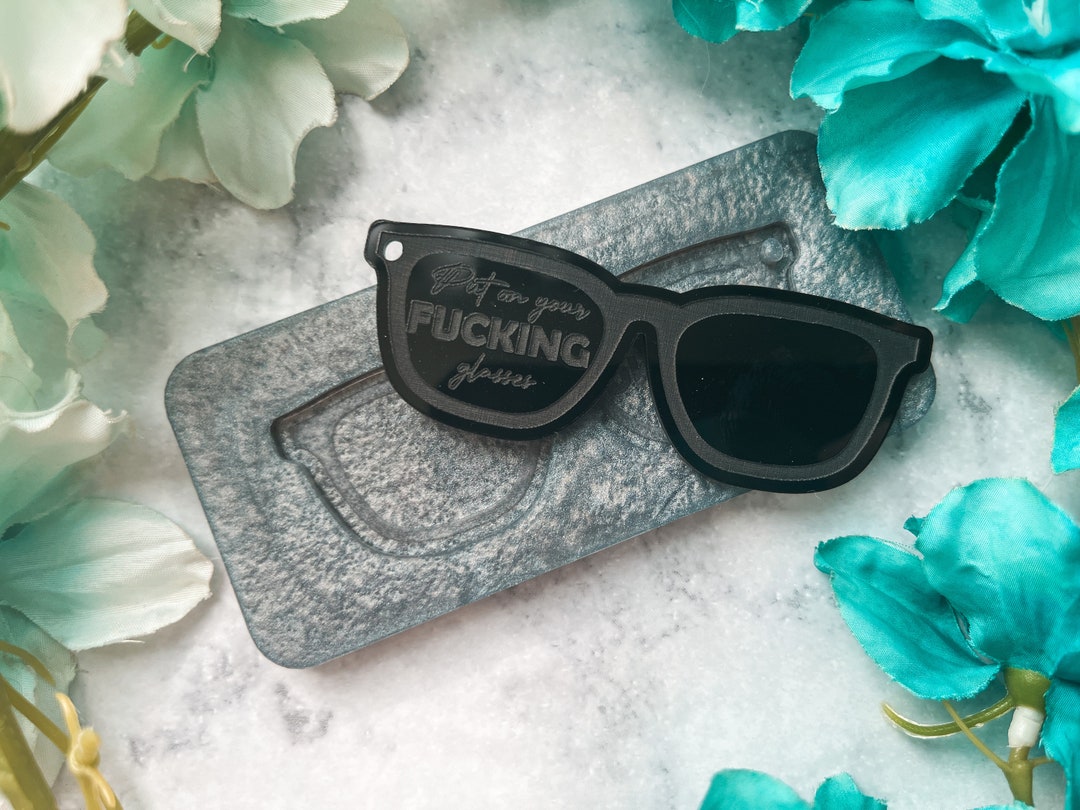 Glasses Mold, Motivational Mold, Silicone Mold, Epoxy Moulds, Keychain ...