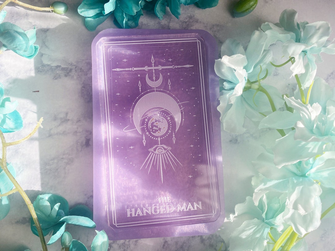Hanged Man Tarot Card Mold, Resin Tarot Card, Card Mold, Witchy Mold ...