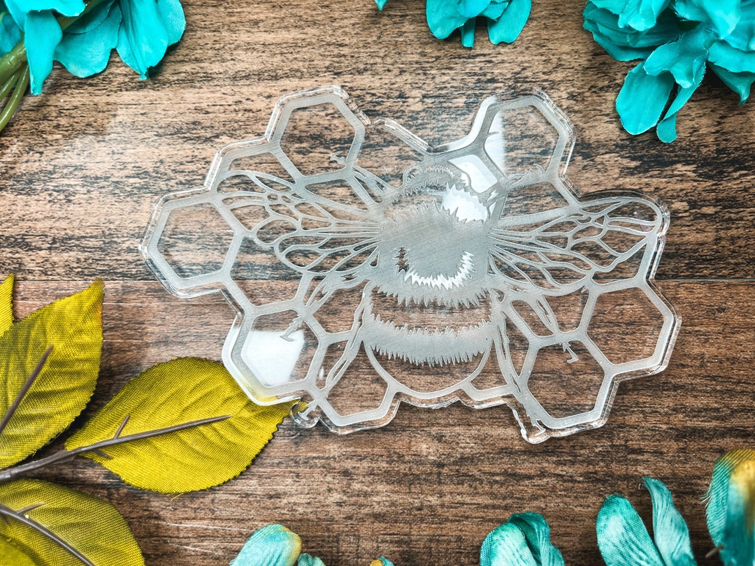Bee Molds, Bee Coaster Mold, Honeycomb Tray Mold, Glossy Mold, Resin ...