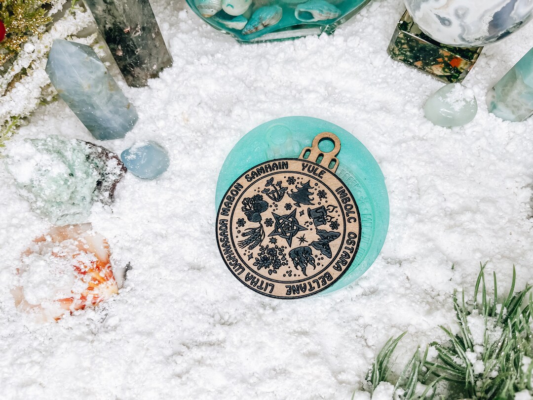 Samhain Yule Ornament Resin Mold • Silicone Mold for Epoxy and UV Resin ...