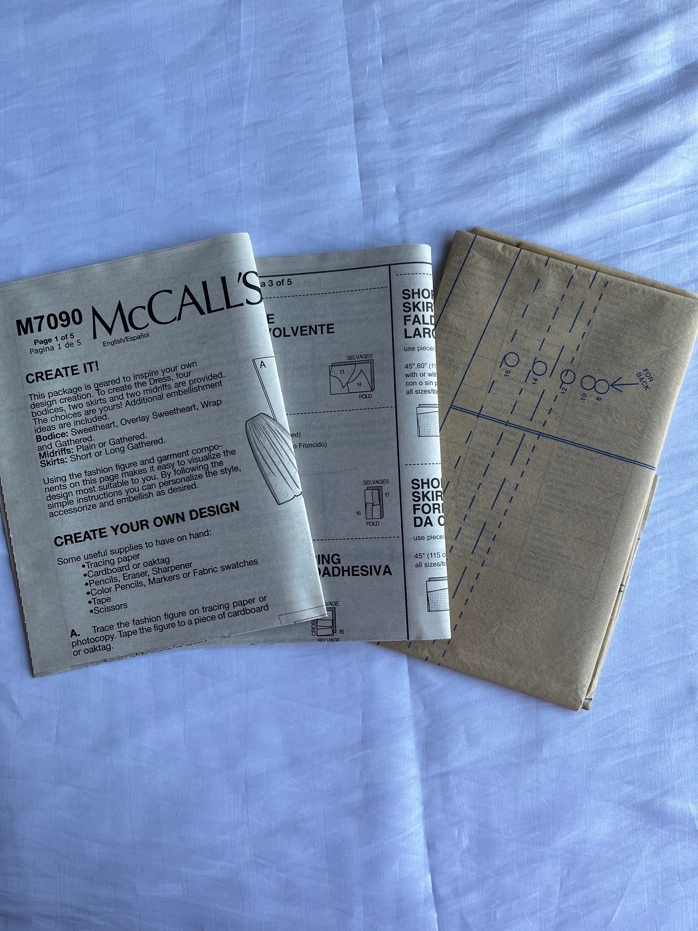 Mccalls M7090 Sewing Pattern Uncut Unused Size 8 10 12 14 16 Published ...