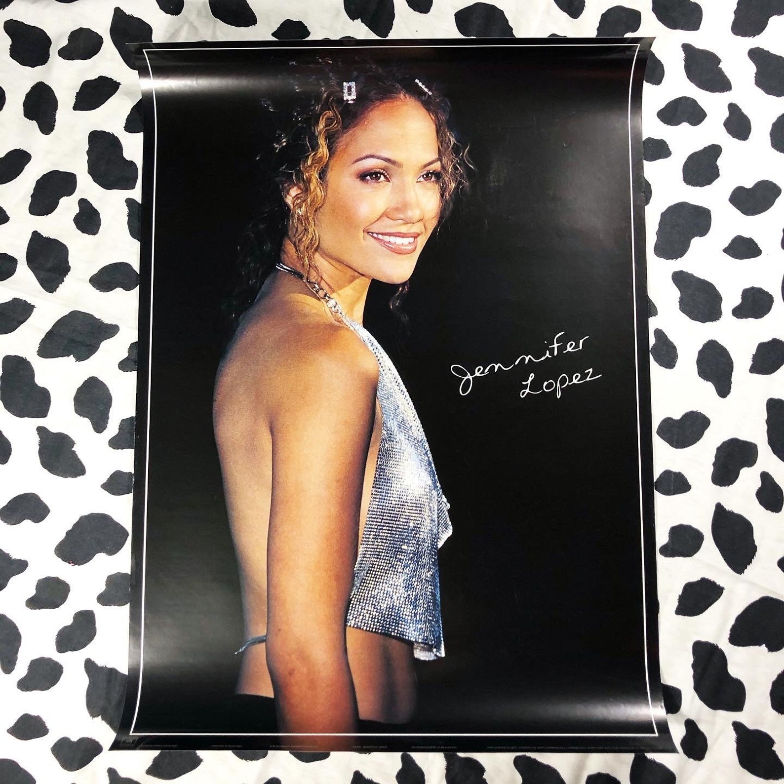 Vintage 90s 2000s Jennifer Lopez Pop Star Portrait Poster | Etsy