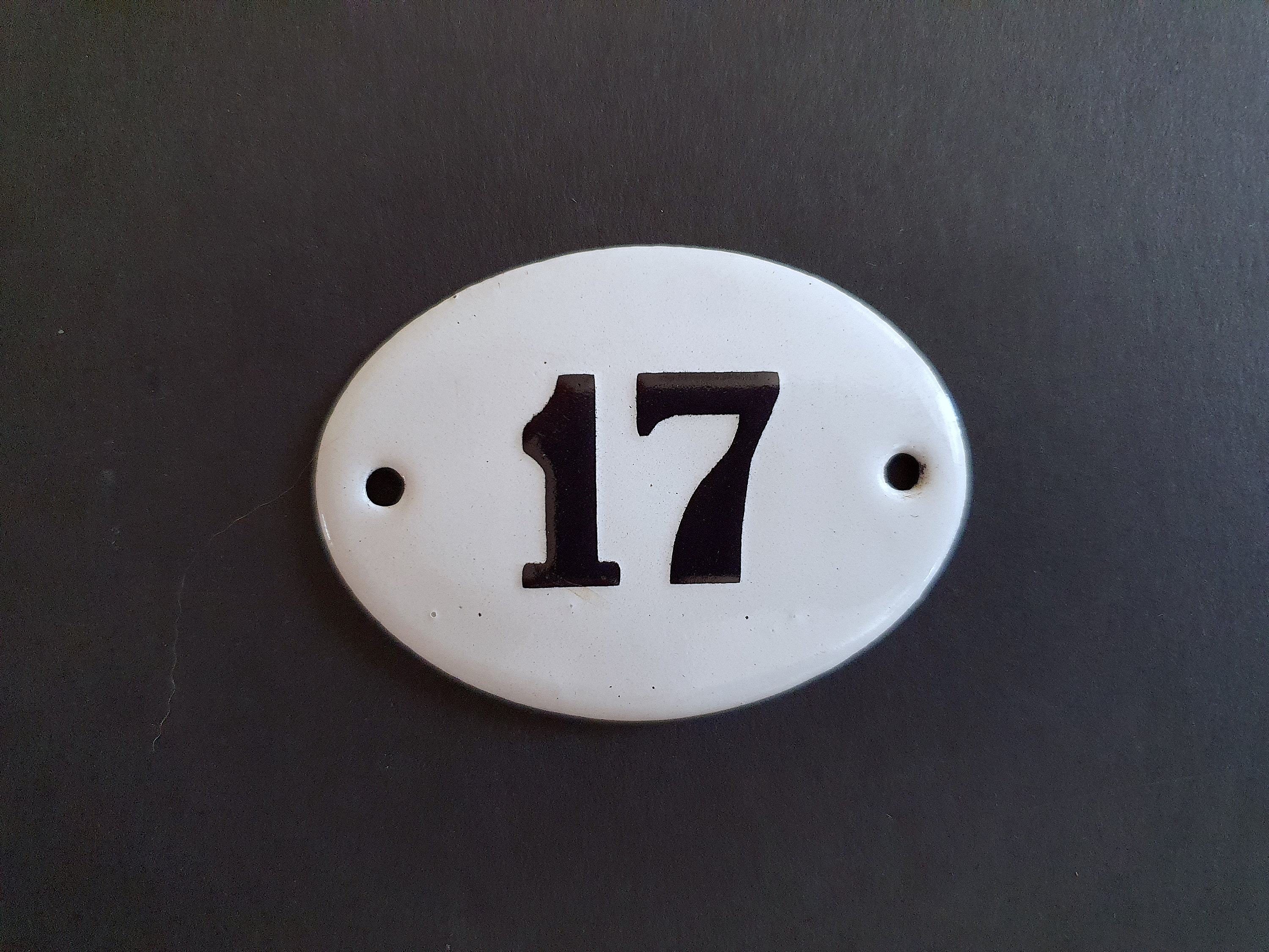 Vintage Enamel Numbers From 1 to 24, Soviet Enamel Door Numbers ...