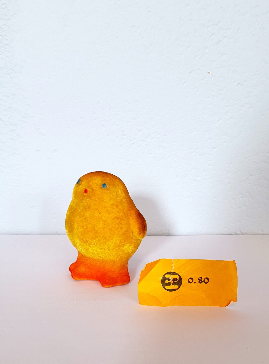 Vintage Soviet Foam Rubber Chick Toy, Vintage Flocked Soviet Era Chick ...
