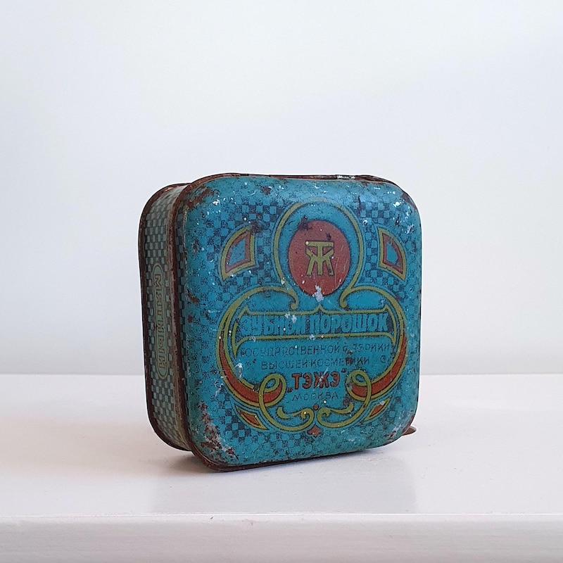 Russian Tin Box - Etsy