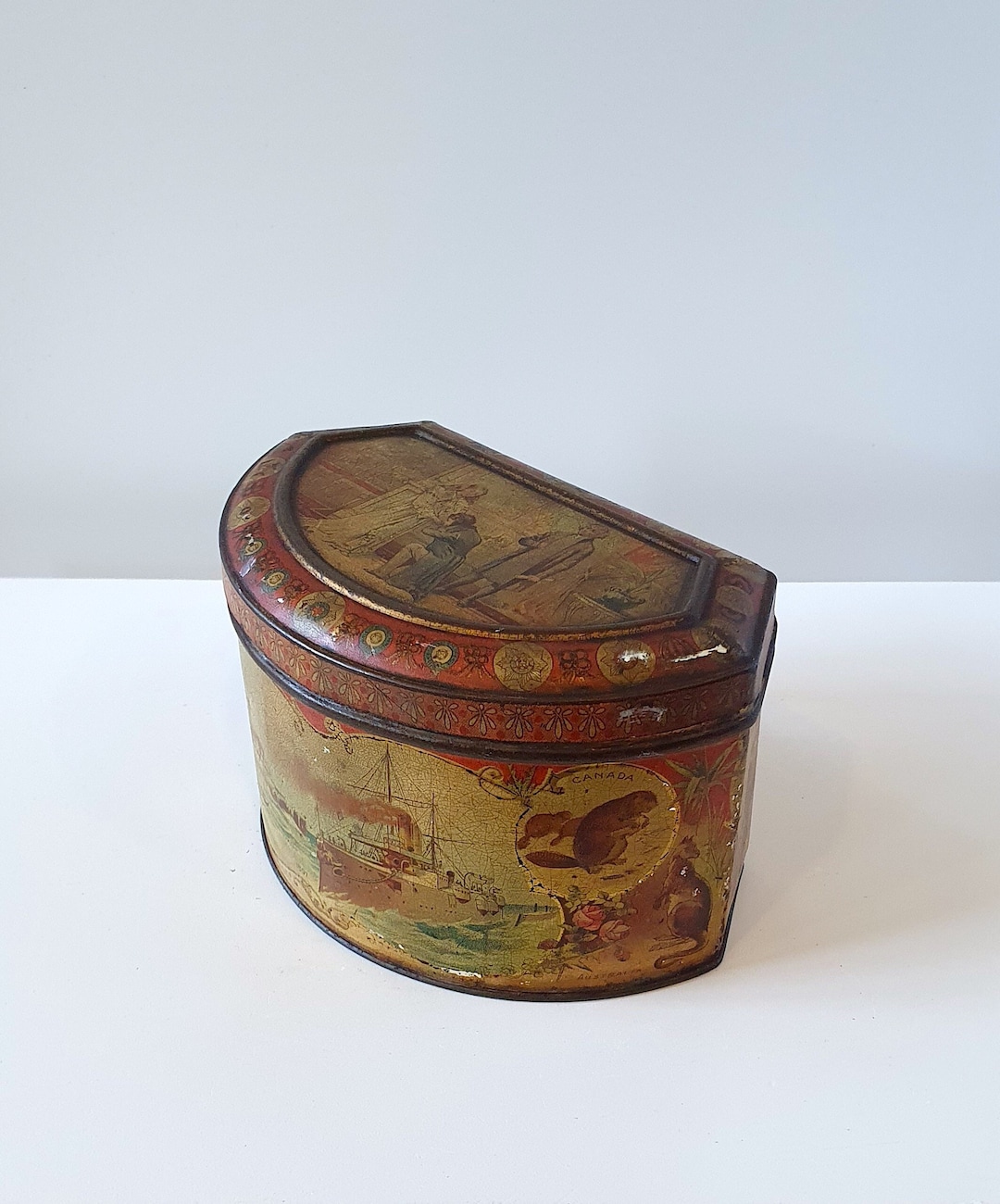 Antique Queen Victoria Diamond Jubilee Tin 1897, Rare Queen Victoria ...