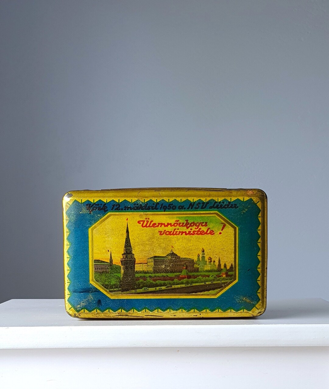 Soviet Sweets Tin, Soviet Propaganda, Soviet Election Advertising ...