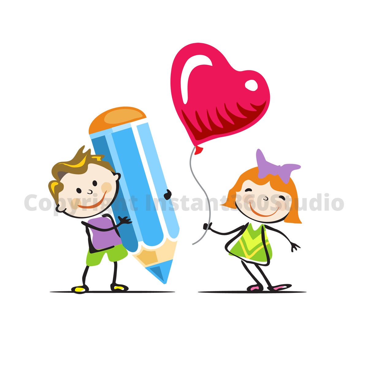Smart Kid Clip Art