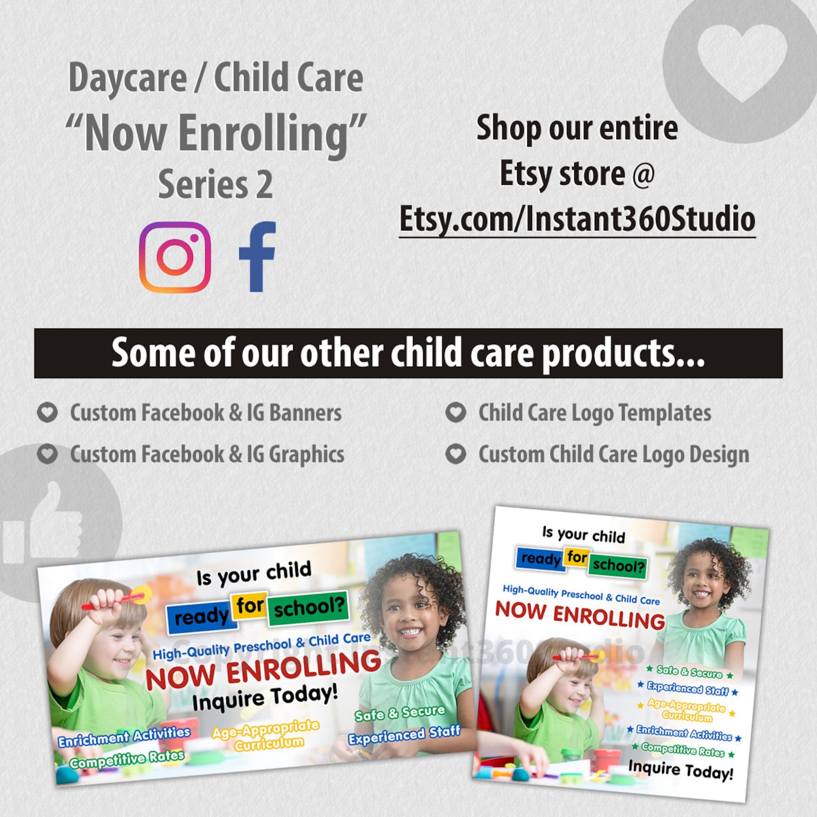 Child Care Now Enrolling Template, Daycare Now Enrolling Template ...